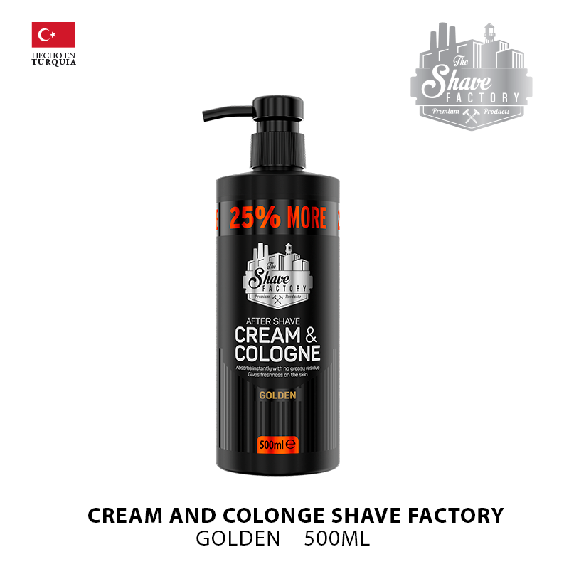 Cream And Colonge Golden 500 Ml – The Shave Factory